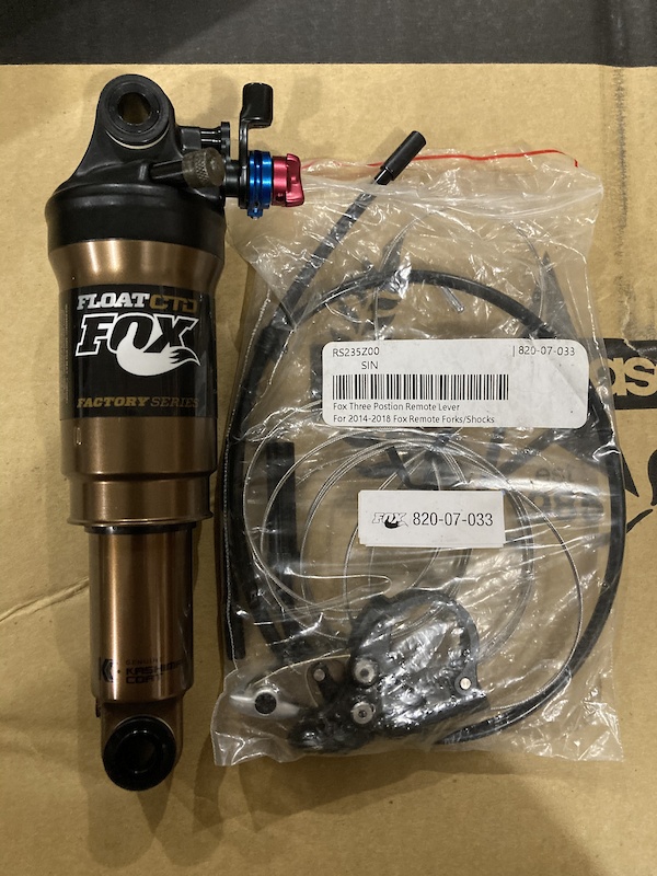 Fox float ctd 100 mm travel (6.5 x 1.5) + new lever For Sale
