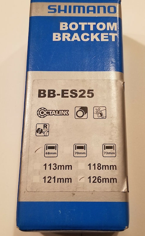 Shimano Octalink Bottom Bracket BB-ES25 68x126mm For Sale