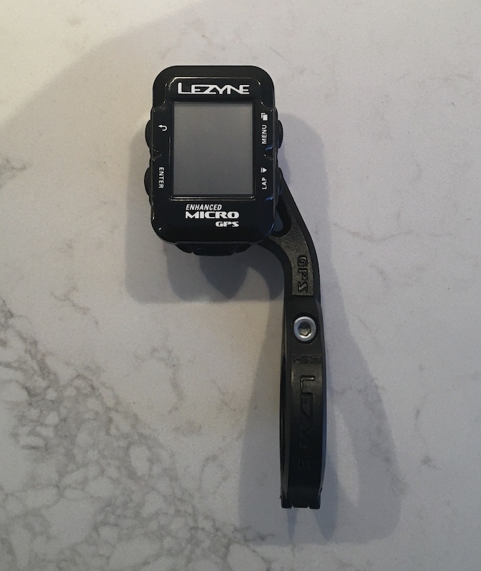 Lezyne Micro GPS and bar mount For Sale
