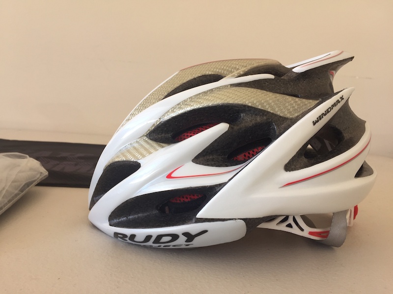 2018 Rudy Project Windmax, Color: Wite/Silver, size: S/M For Sale
