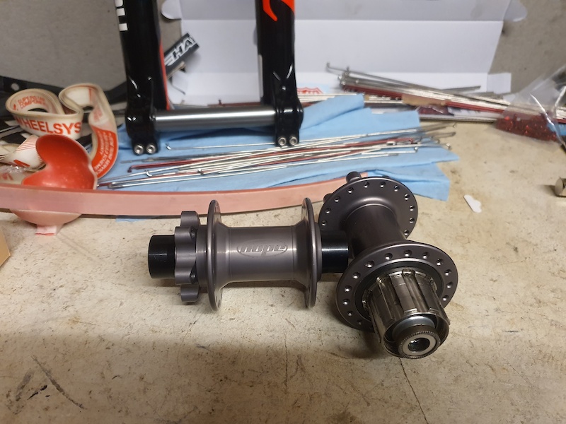 Custom hope pro 2 evo front and rear hubs trials ss For Sale