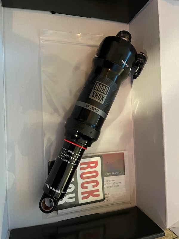 2020 Rockshox Deluxe Select+ Re:aktiv 230x57.5 Near New For Sale