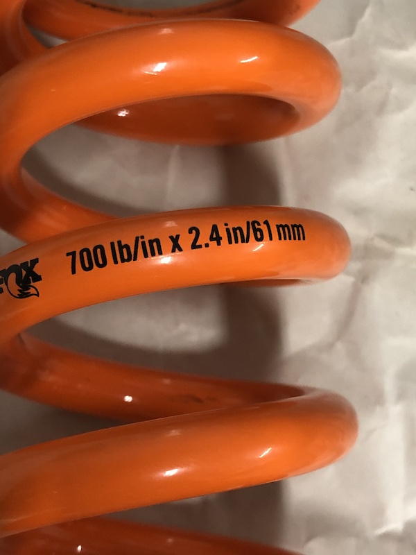 2021 Fox SLS Coil Rear Shock Spring 700lbs For Sale