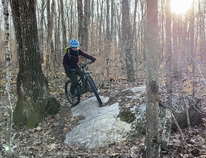 Yellow trail Mountain Biking Trail - Lebanon, Connecticut