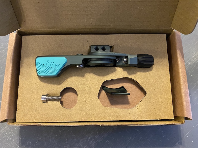 ~ LIKE NEW I-SPEC ll TEAL PNW LOAM DROPPER LEVER ~ For Sale