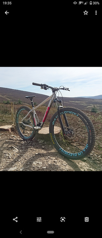 2018 Zealous Division MKII Frameset MTB Medium RAW 142 For Sale