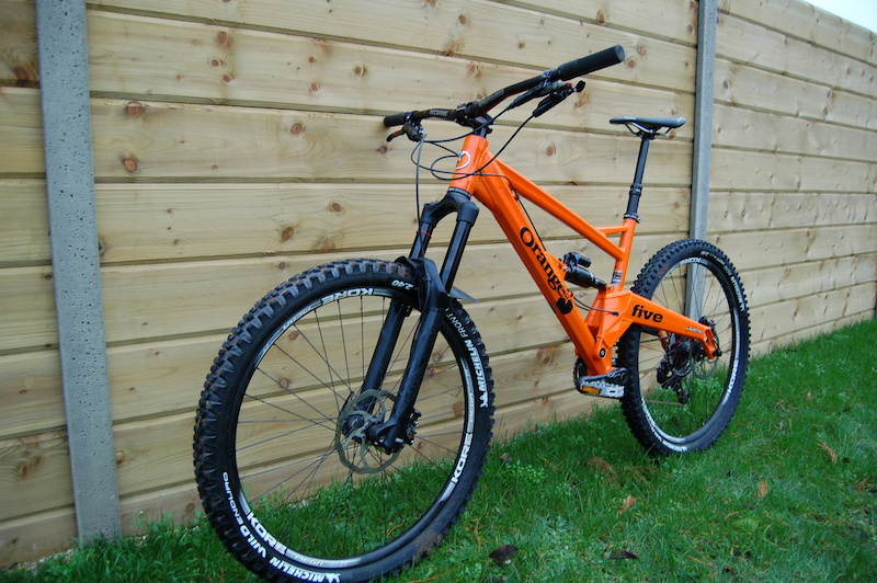 2016 Orange Five, L, Custom, Rockshox, XX1, Carbon Wheels For Sale