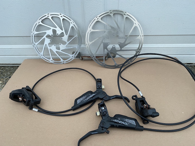 2021 SRAM CODE RS BRAKE SET NEW - INCLUDES NEW ROTORS For Sale