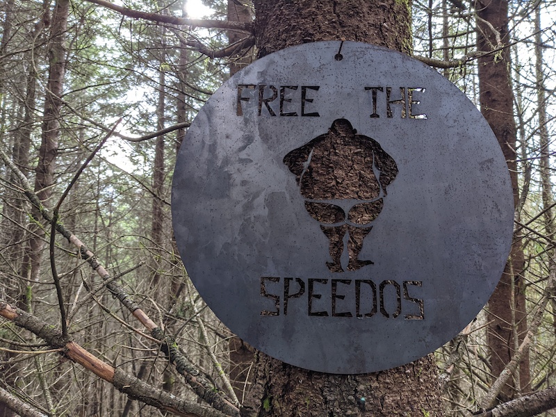 Free the Speedos Mountain Biking Trail - Squamish, BC
