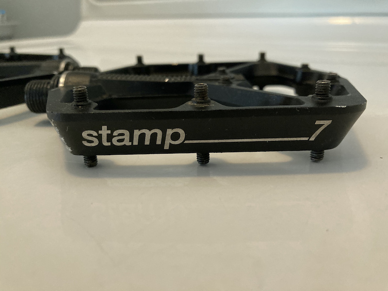 Crank Brothers Stamp 7 pedals, Black, Size Large For Sale