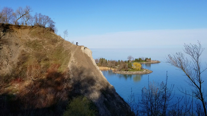 Scarborough Bluffs Trail Mountain Biking Trail - Scarborough