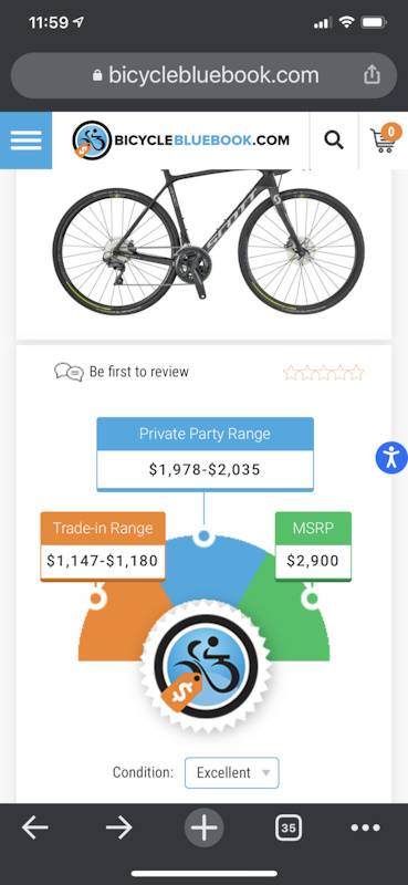 2018 Scott Addict 10 Disc For Sale