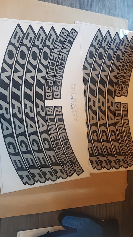 2021 Bontrager Line Comp 30 29" decal set For Sale