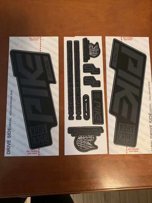 2021 RockShox Pike Ultimate Stickers For Sale
