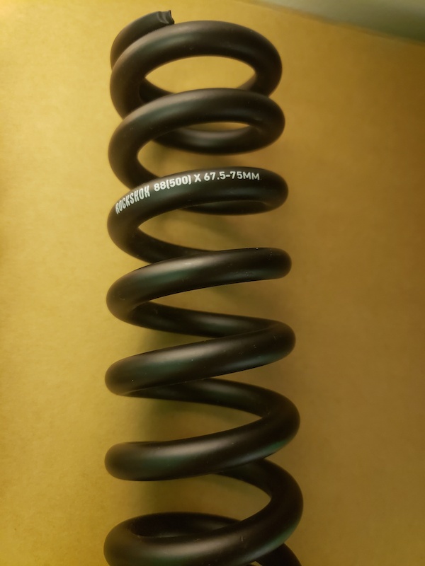 2020 Rockshox metric coil spring 500lbs 67.5-75mm For Sale