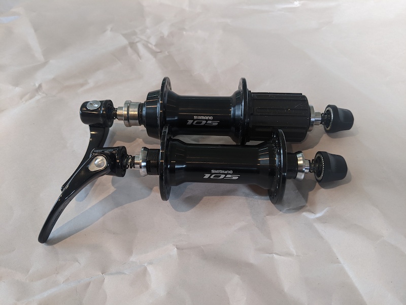 Shimano 105 FH/HB-5800 Road Bike Hub Set For Sale