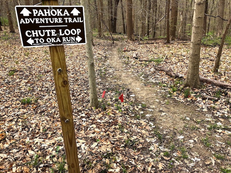 Walnut, Oka Run and Pahoka Adventure Loop Mountain Biking Route ...