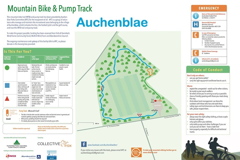 Auchenblae Pump Track Mountain Biking Trail - Laurencekirk