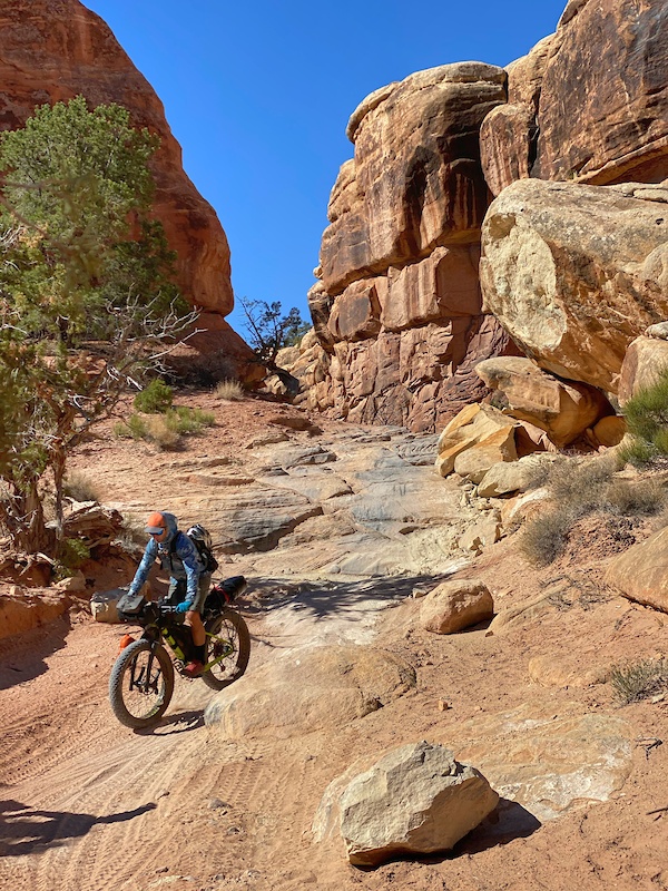 Confluence Overlook via Elephant Hill Trail Loop Hiking Route | Trailforks