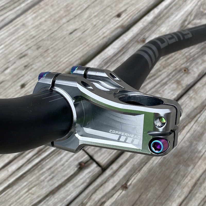 2021 Diety Copperhead Stem with Oil Slick Titanium Bolts For Sale