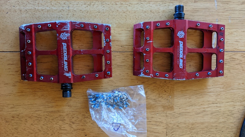 Pedaling Innovations Red Catalyst Pedals For Sale
