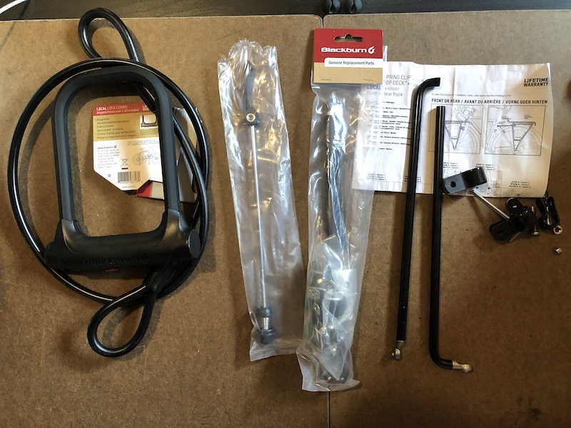 2018 Blackburn Local Basket, Spring Rack and rack acc. For Sale