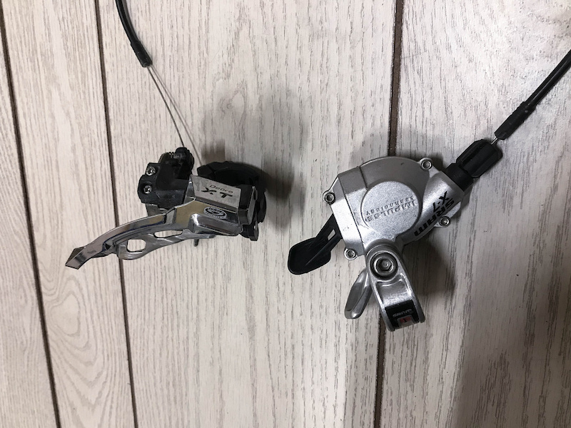 Shimano Deore XT front derailleur / shifter X7 For Sale