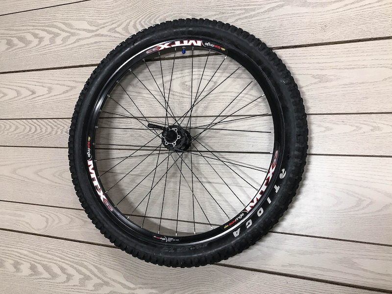 Shimano Deore XT / MTX front wheel 9X100 QR For Sale