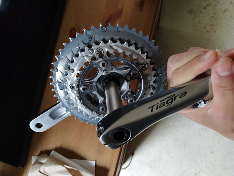 Shimano Tiagra 4600 triple crankset For Sale