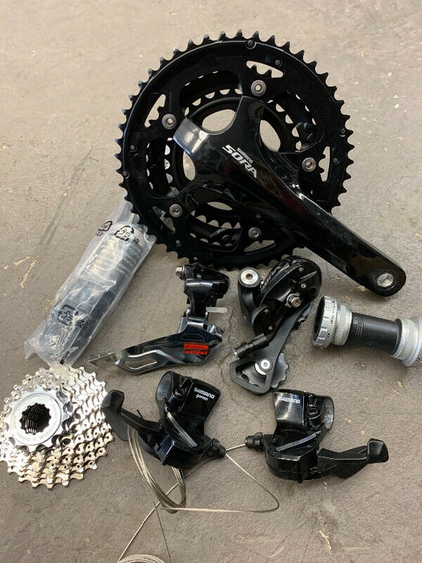 2021 Brand new Shimano Sora 3500/3503 group set 3x9 For Sale