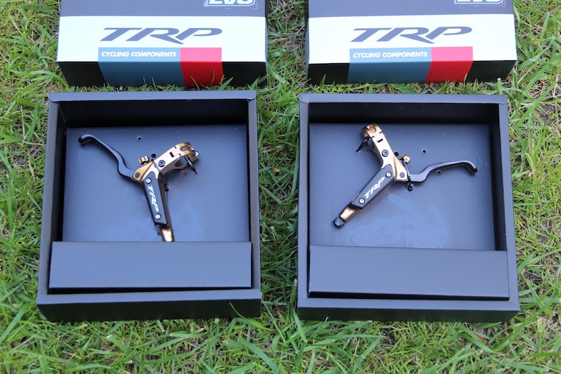 2023 *NEW* TRP G-Spec DHR EVO Disc Brake (HD-M846) - GOLD For Sale