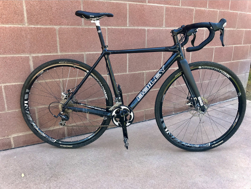2014 Black Gravel Bike Bailey Carbon (50cm) Small For Sale