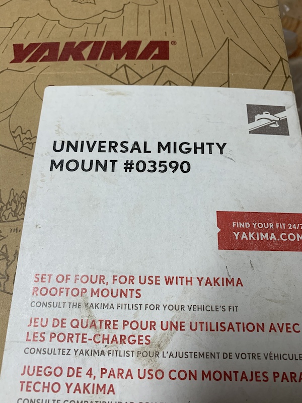 2018 Yakima Mighty Mounts For Sale