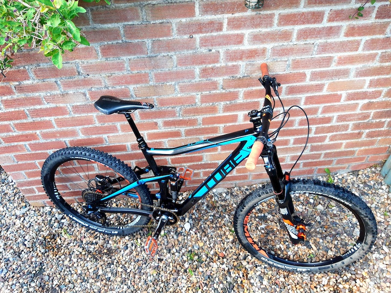 2017 Cube Stereo 140mm black & blue For Sale