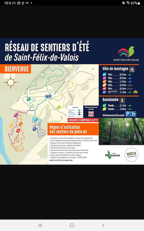 Sentiers de Plein-Air – Pointe-à-Roméo, Saint-Félix-de-Valois Mountain ...