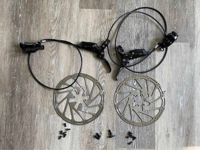 2021 SRAM Code RSC Brakes [F/R] + 200mm Rotors For Sale