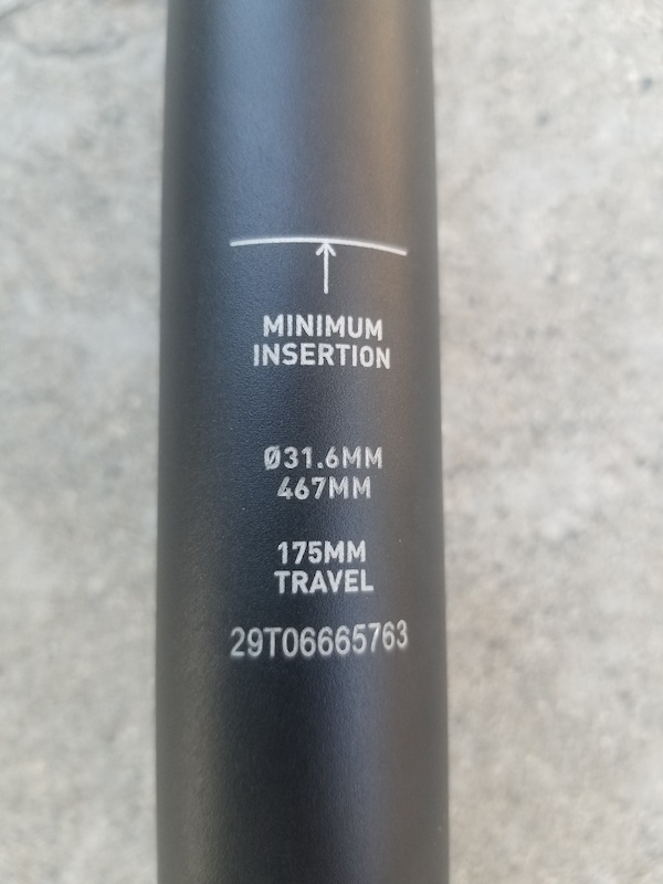 2021 Rock Shox Reverb Stealth 175 For Sale