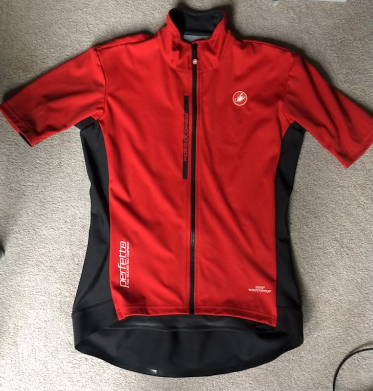 2018 Castelli Perfetto W wet weather race jersey size L For Sale
