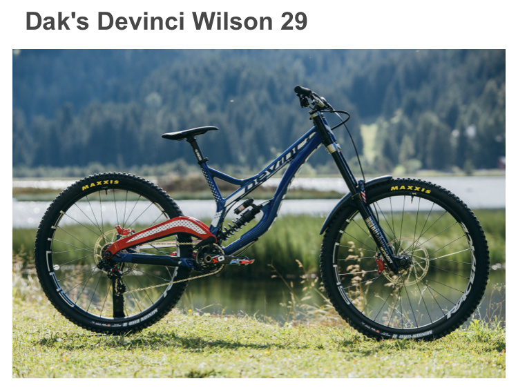 2018 Custom Devinci Wilson For Sale