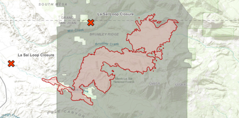 Moab's Whole Enchilada Trail Closed by Pack Creek Fire - Pinkbike