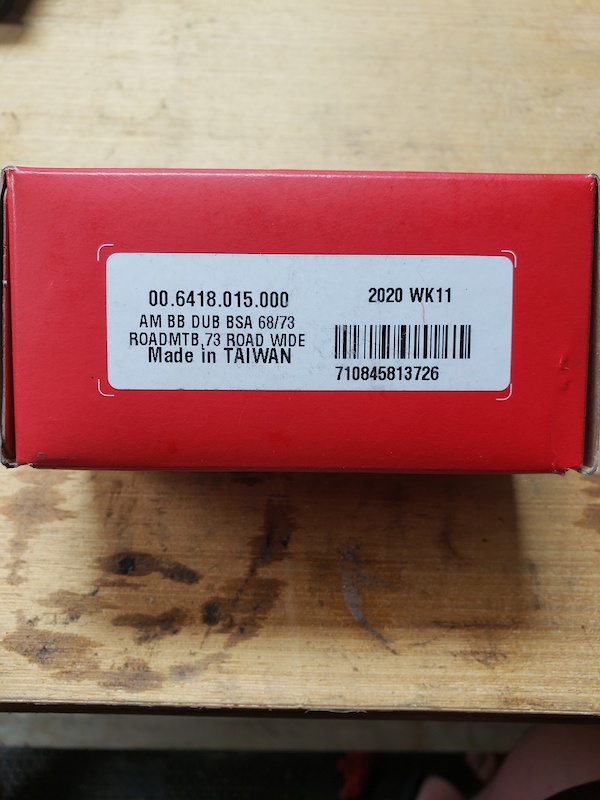 2020 SRAM DUB BSA BB 68/73 00.6418.015.000 For Sale