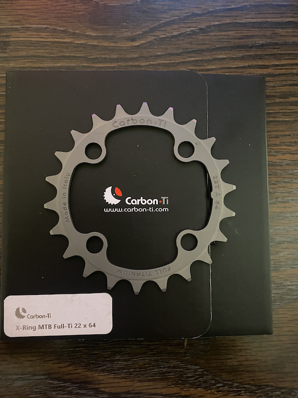 2021 Carbon Ti Full Titanium Chainring 22t 64BCD For Sale