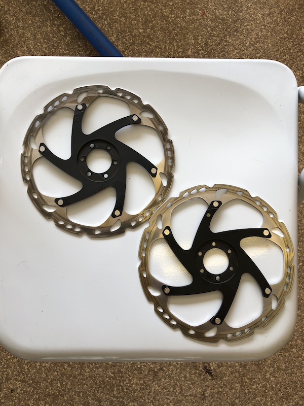 2021 Shimano XT SM-RT86 6 Bolt Ice-Tech Rotors 203mm (Pair) For Sale