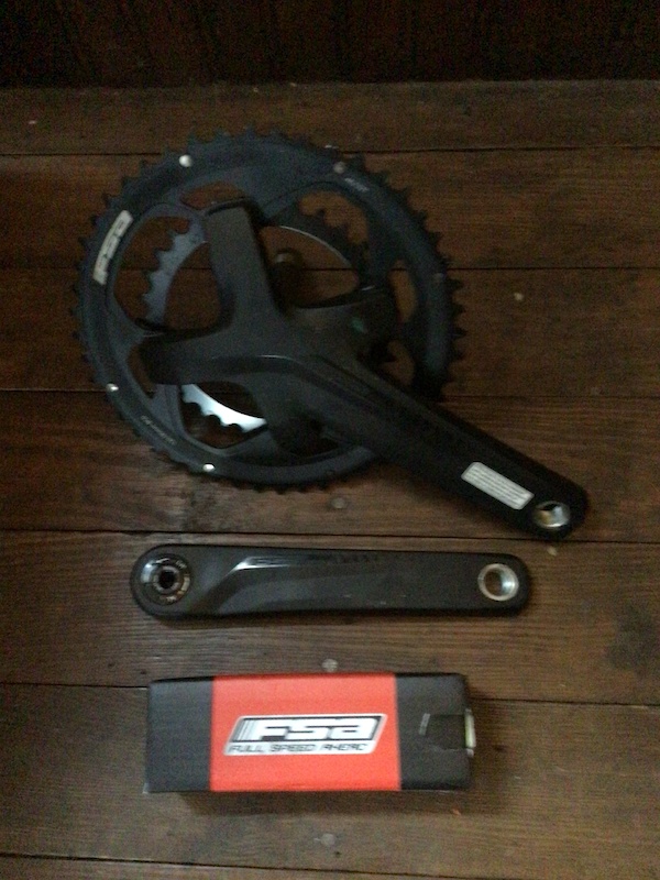 2018 FSA mega exo d road bike cyclocross crankset and bb For Sale