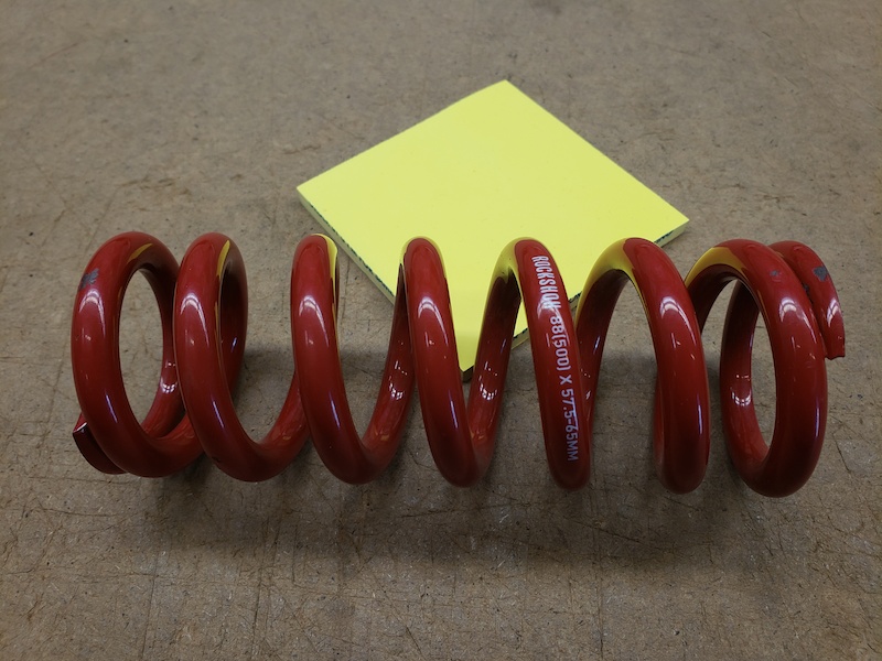 2020 Red Rockshox 500# Coil Spring 57.5-65mm For Sale