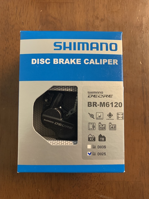 -2824- Shimano Deore BR-M6120 Caliper Only 4 Piston For Sale