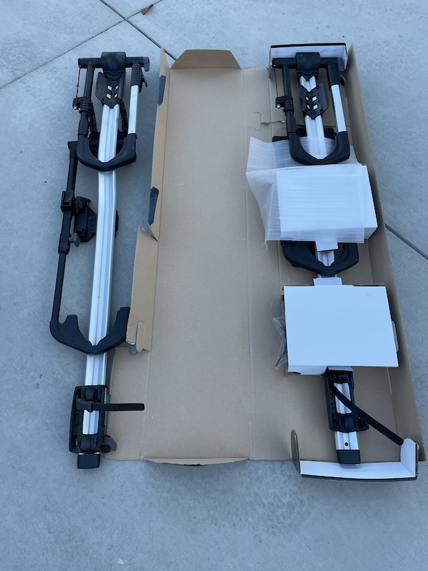 2021 Thule 599 UpRide - Roof Bike Rack (pair) For Sale