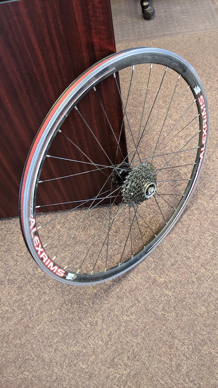 Alex rims race 32 with flip flop hub and cassette For Sale