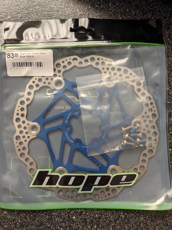 2022 Hope 180 mm floating rotor BLUE For Sale
