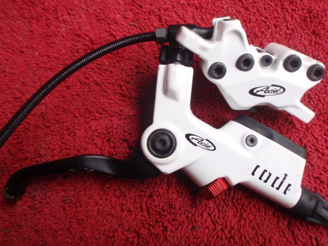 2008 White Avid Code FRONT Brake - 203mm *MINT* For Sale